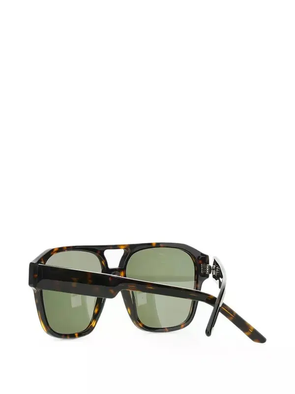 FACE.HIDE Tortoiseshell-effect Pilot-frame Sunglasses