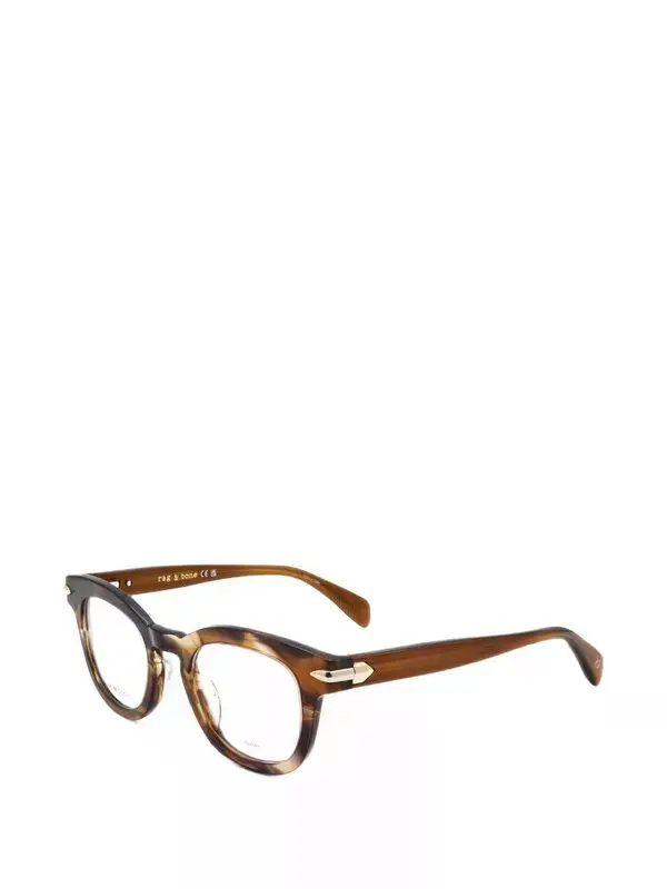 Rag & Bone Tortoiseshell-effect Square-frame Glasses