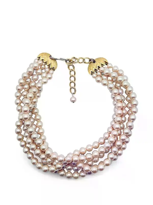 JENNIFER GIBSON JEWELLERY 1960s Five-strand Pearl Necklace
