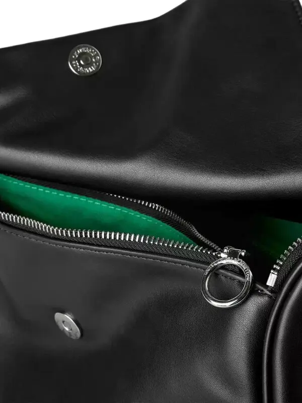 BENETTON Braided-handle Zip-fastening Shoulder Bag