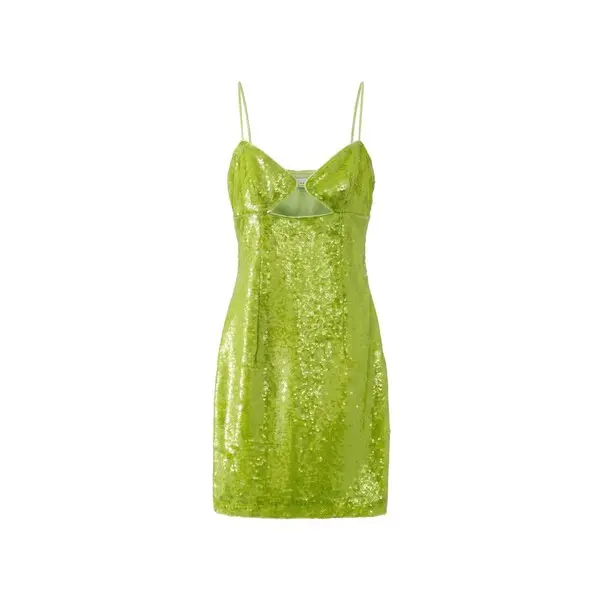 AISL Sequin Cutout Cup Mini Dress
