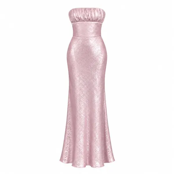 AISL Strapless Maxi Dress