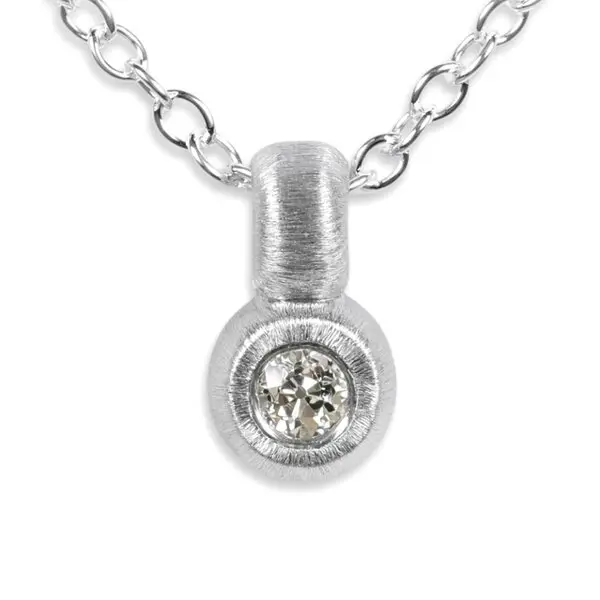 ADRIAN ASHLEY Pendant Featuring An Old-cut Diamond Reclaimed From Vintage Jewellery