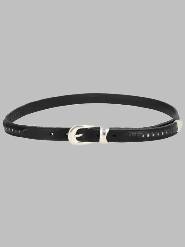 Our Legacy Leather Belt - Black