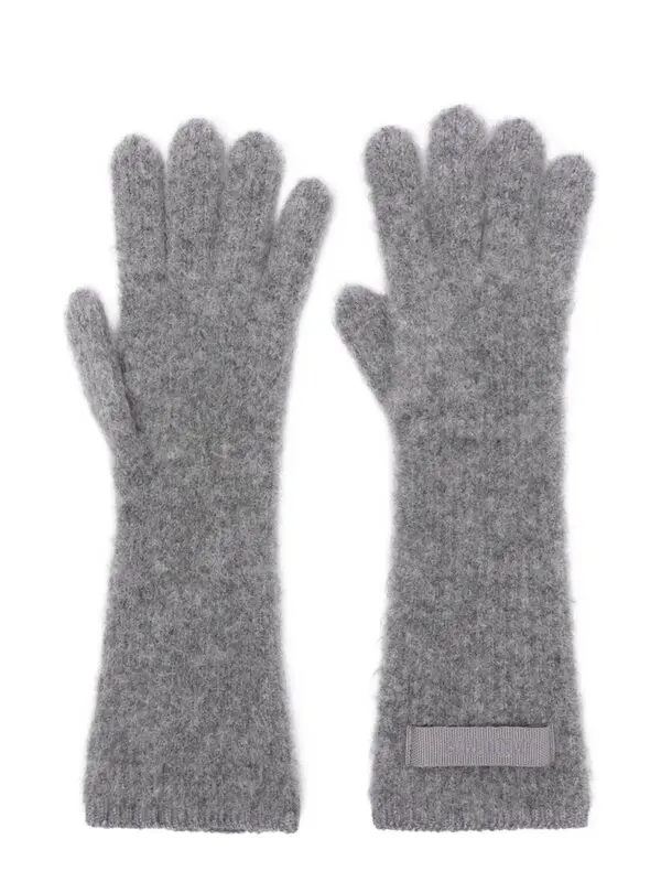 Jacquemus Knit Gloves - Grey