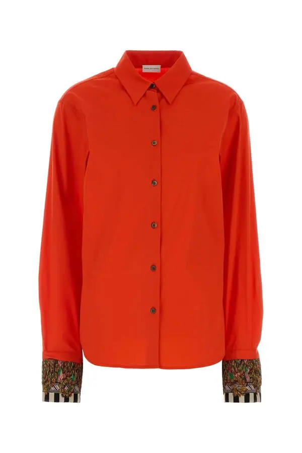 Dries Van Noten Stretch Poplin Shirt