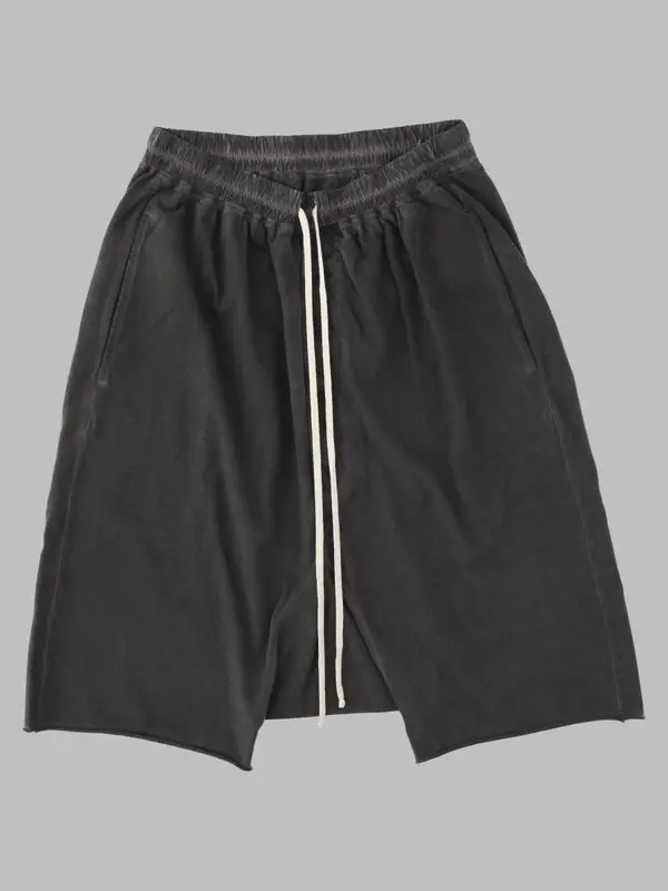 Rick Owens Style Drawstring Shorts