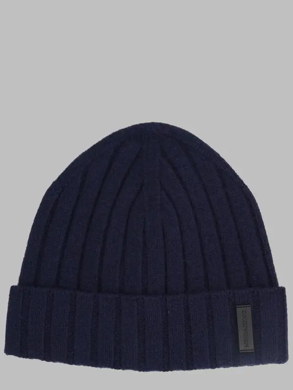 Emporio Armani S Ribbed Knit Beanie