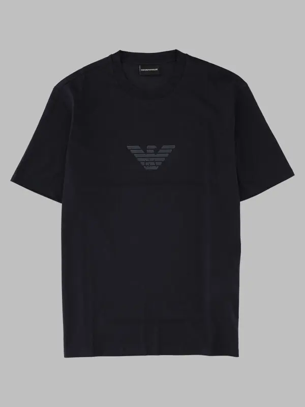Emporio Armani S Logo Graphic Crewneck T-shirt - Blue