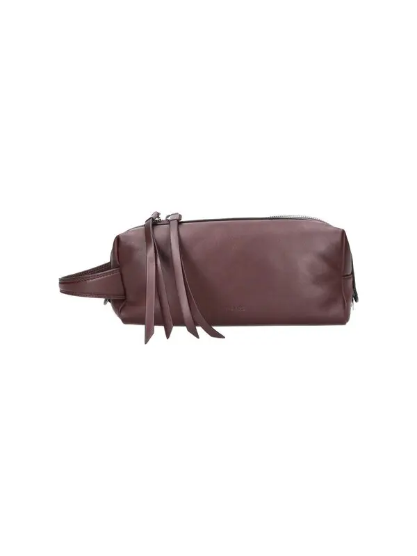 LEMAIRE Leather Belt Bag With Fringe Detail