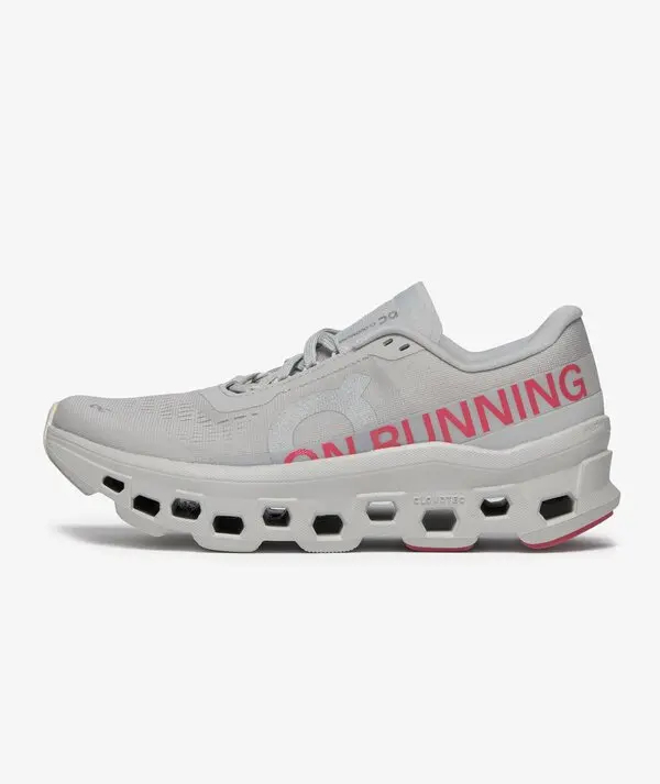 On Cloudmonster 1 Running Sneakers - Silvercmli