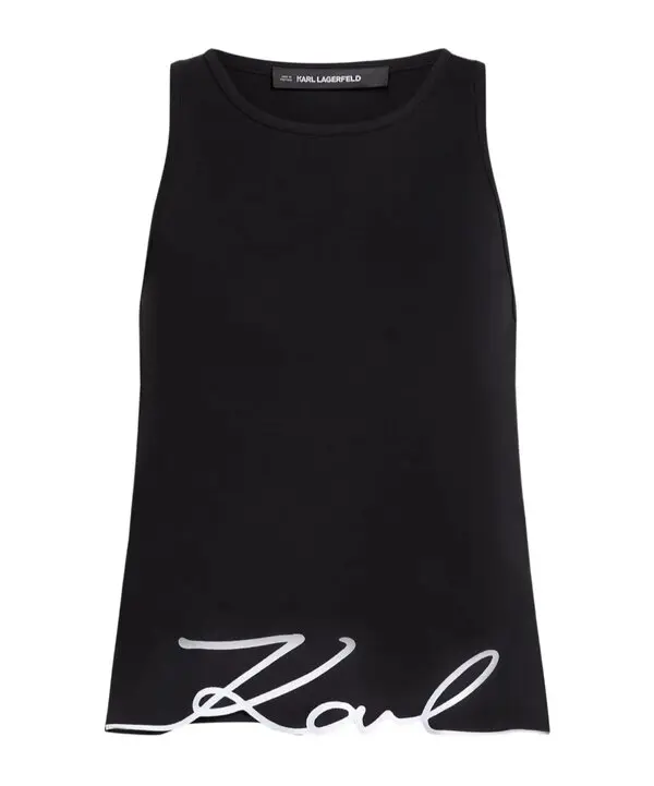 Karl Lagerfeld Logo-detail Top