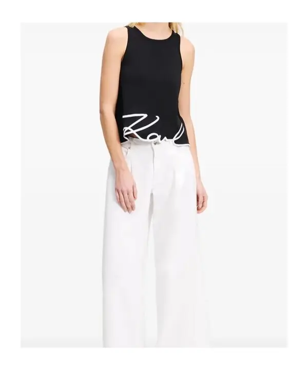 Karl Lagerfeld Logo-detail Top