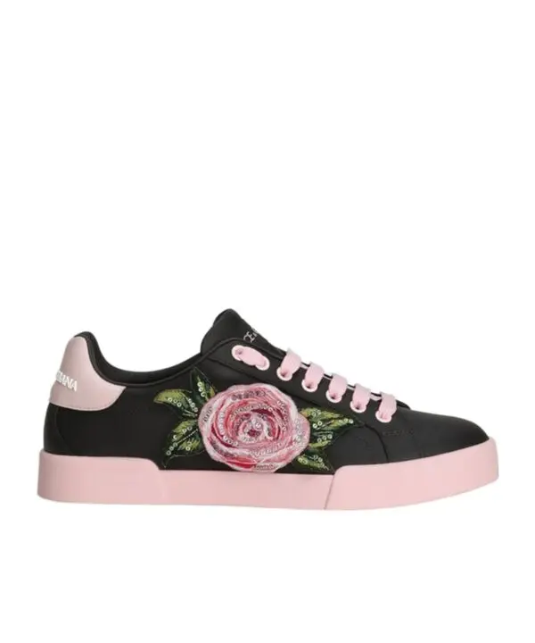 Dolce & Gabbana Floral-print Sneakers