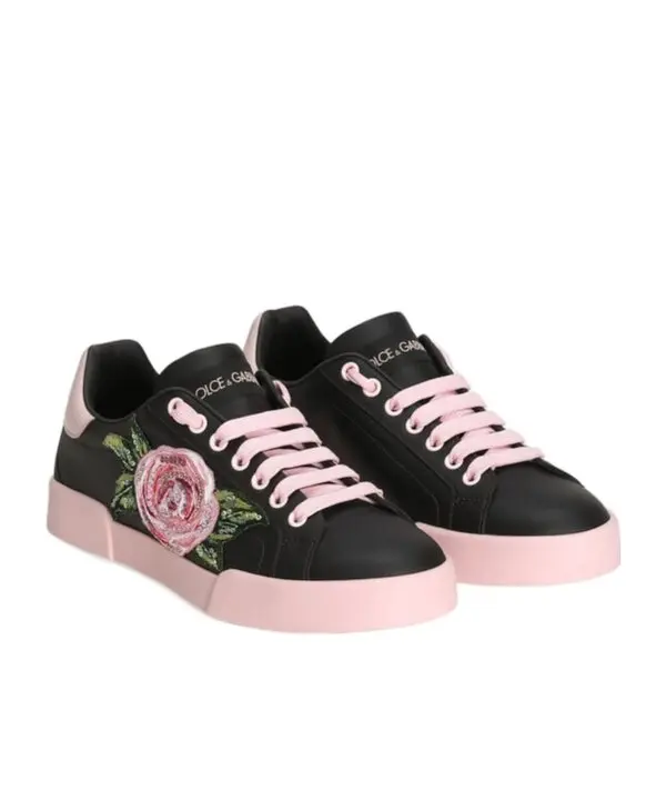 Dolce & Gabbana Floral-print Sneakers