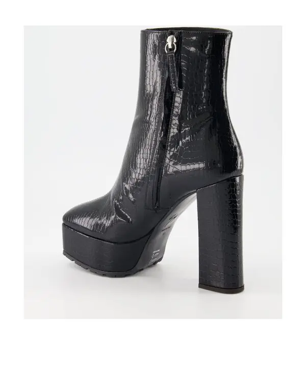 GIUSEPPE ZANOTTI Morgana Square Toe Ankle Boots