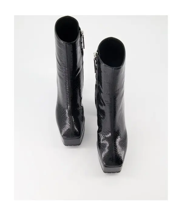 GIUSEPPE ZANOTTI Morgana Square Toe Ankle Boots