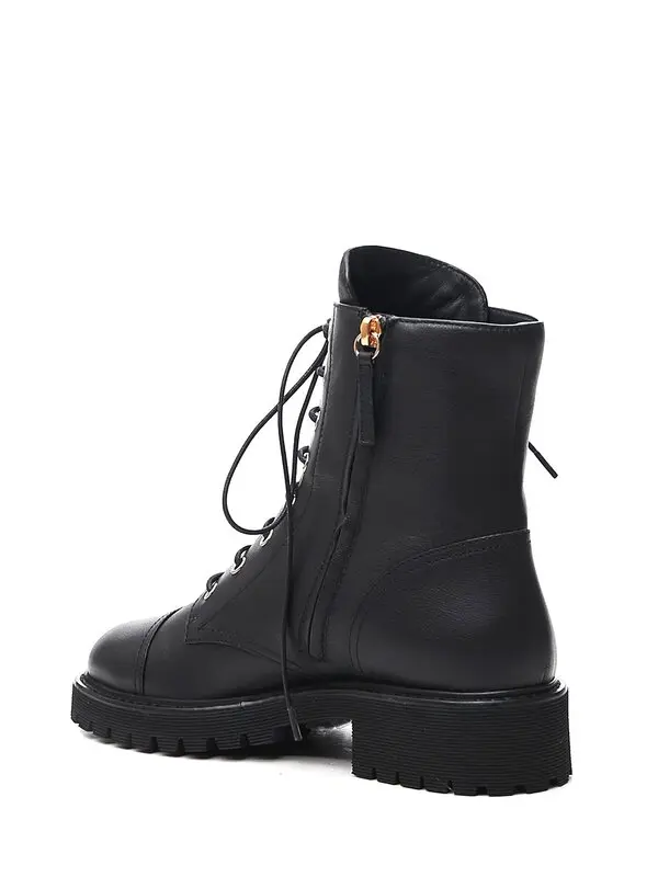 GIUSEPPE ZANOTTI Nevada Leather Ankle Boots