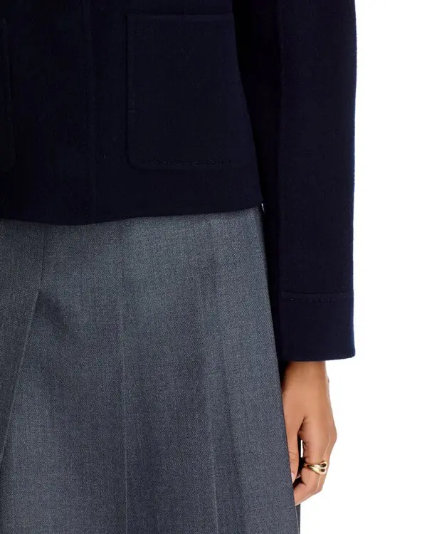 Lafayette 148 New York Wool & Cashmere Collarless Jacket