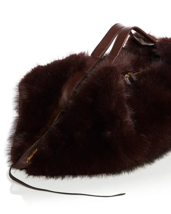 3.1 Phillip Lim Luna Medium Faux Fur Hobo Bag