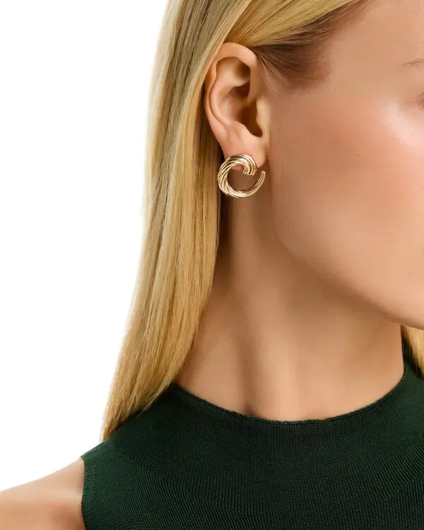 Bloomingdale'S Coil Statement Earrings In 14k Yellow