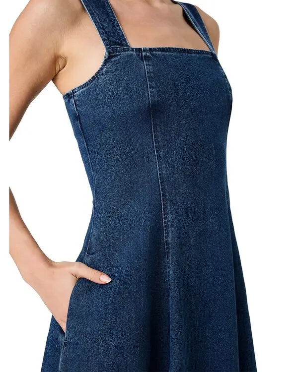 French Connection Delancey" Denim Midi Dress