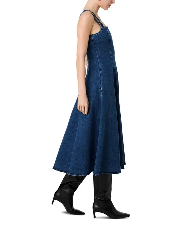 French Connection Delancey" Denim Midi Dress