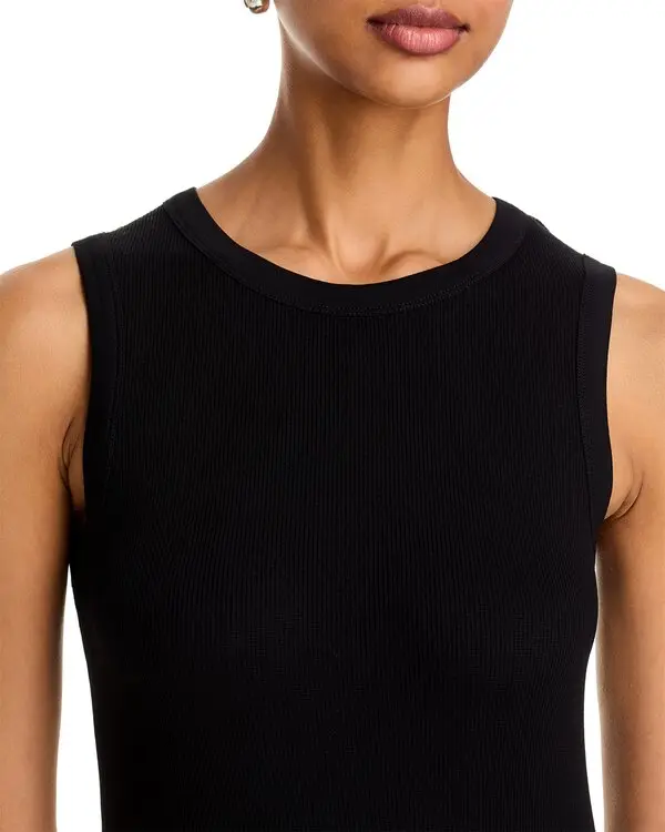 Majestic Filatures Soft Touch Ribbed Crewneck Tank Top