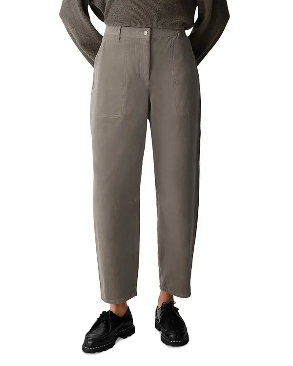 Eileen Fisher Cotton Stretch Corduroy Ankle Pants
