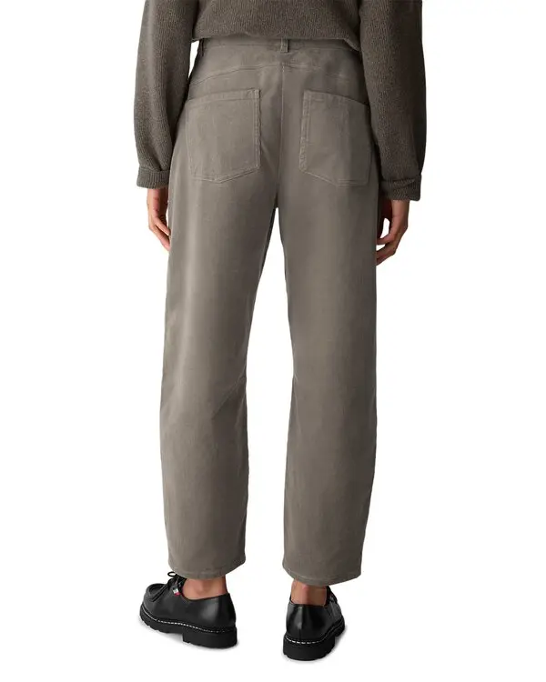 Eileen Fisher Cotton Stretch Corduroy Ankle Pants