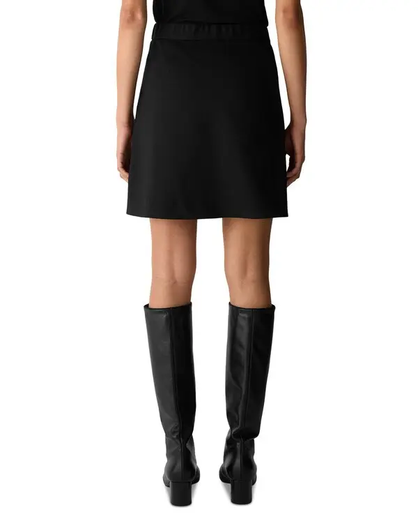 Eileen Fisher Flex Ponte Flared Mini Skirt