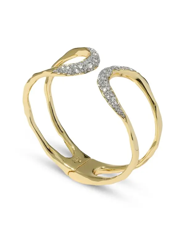 Alexis Bittar Solanales Crystal Orbiting Cuff Bracelet