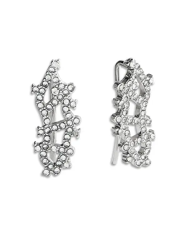 Baublebar Verbena Pave & Imitation Pearl Web Earrings, Set Of 3