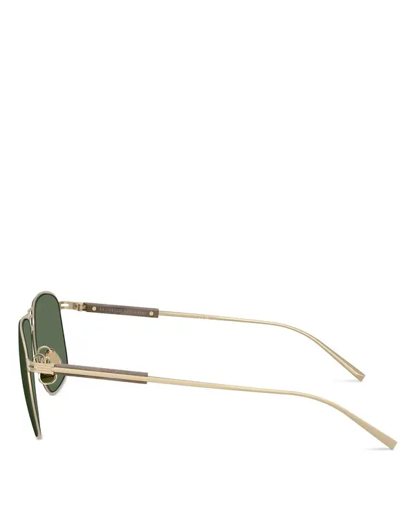 Brunello Cucinelli Rectangular Sunglasses, 56mm