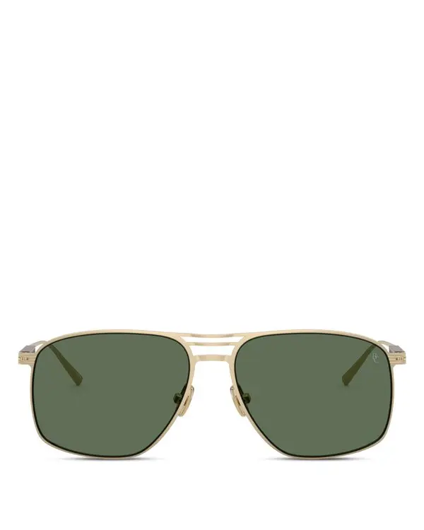 Brunello Cucinelli Rectangular Sunglasses, 56mm