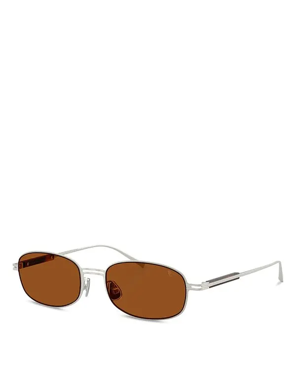 Brunello Cucinelli Oval Sunglasses, 51mm - Silver