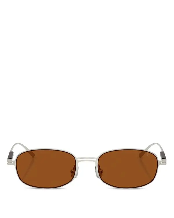 Brunello Cucinelli Oval Sunglasses, 51mm