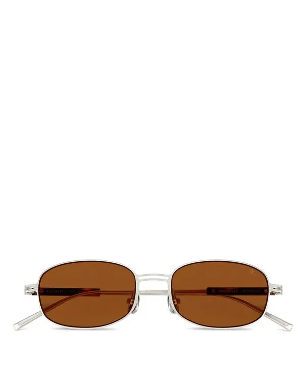 Brunello Cucinelli Oval Sunglasses, 51mm