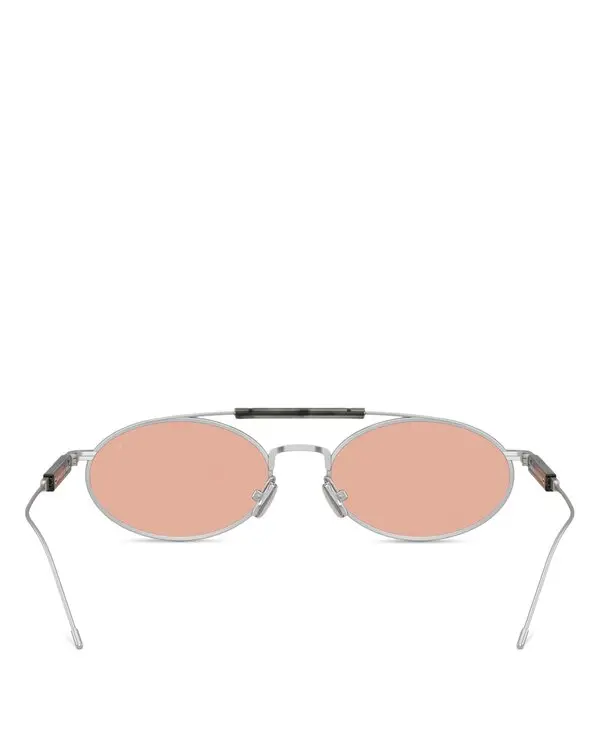 Brunello Cucinelli Round Sunglasses, 55mm