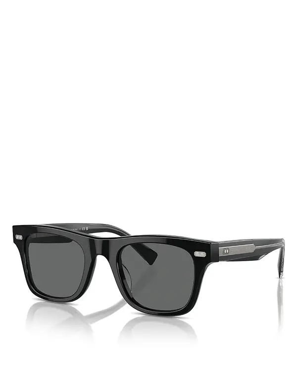 Brunello Cucinelli Mr. Brunello Pillow Sunglasses, 50mm - Black