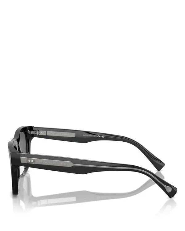 Brunello Cucinelli Mr. Brunello Pillow Sunglasses, 50mm - Black