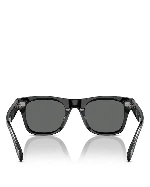 Brunello Cucinelli Mr. Brunello Pillow Sunglasses, 50mm - Black