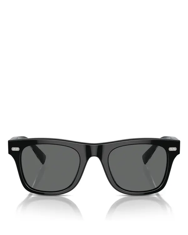 Brunello Cucinelli Mr. Brunello Pillow Sunglasses, 50mm - Black