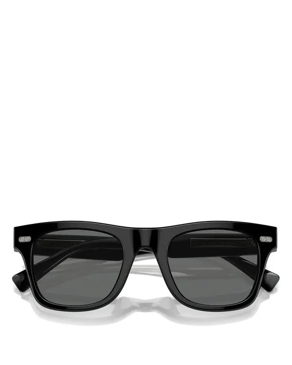 Brunello Cucinelli Mr. Brunello Pillow Sunglasses, 50mm - Black