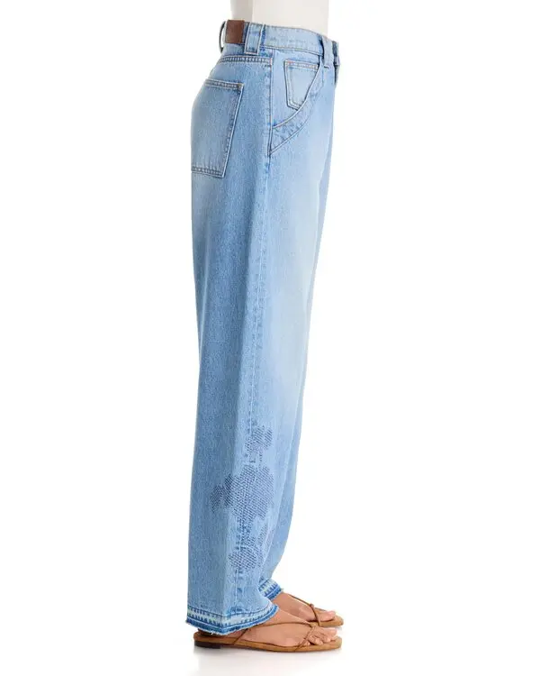 Johnny Was High Rise Barrel Jeans