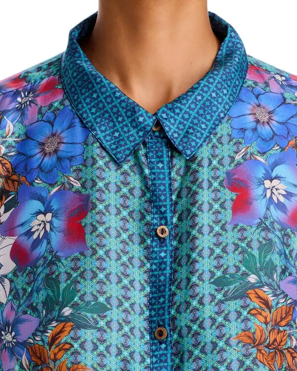 Johnny Was Luisa Silk Shirt