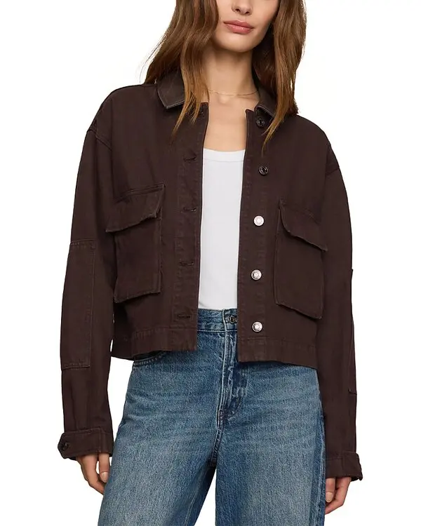 Z Supply Cropped Chore Jacket - Umber