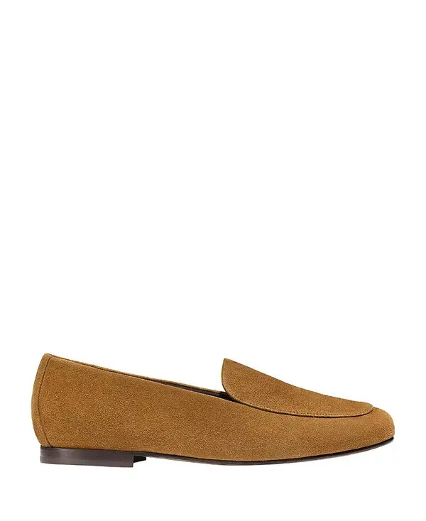MARGAUX LONNBERG The James Loafer Flats - Cedar Suede