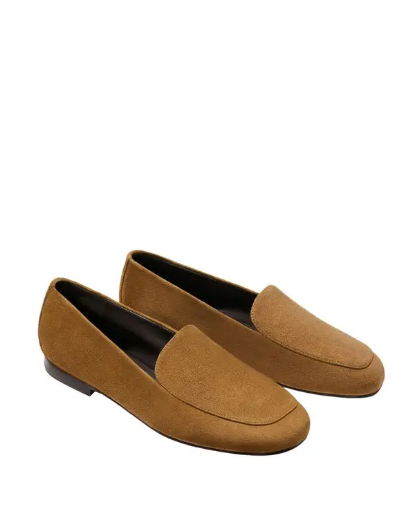 MARGAUX LONNBERG The James Loafer Flats - Cedar Suede