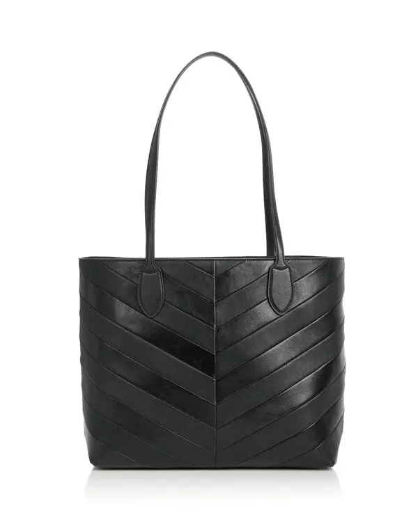 Valentino Garavani Vlogo Jean Medium Leather Shopping Tote